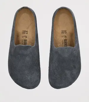 BIRKENSTOCK Suede Amsterdam Wrapped Clogs