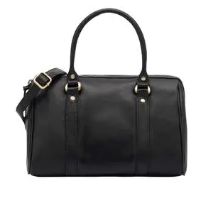 LLOYD BAKER Nadiad Leather Weekender - Black