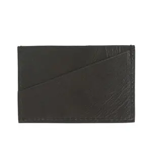 VIDA VIDA Classic Leather Credit Card Holder - Black