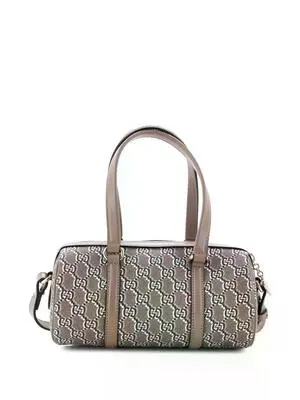 Gucci Convertible Duffle Bag Gg Shadow Coated Canvas Small Shoulder Bag