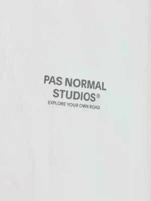 PAS NORMAL STUDIOS Logo-print Cotton T-shirt - White