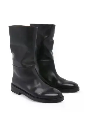 Marsèll Tubetto Leather Boots - Black