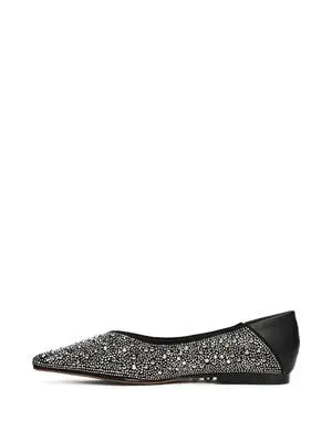 TWENTY FOURHAITCH Celyne Rhinestone-embellished Flat Pumps