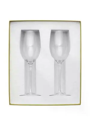 Christofle Perles Wine Glasses