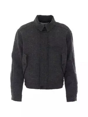 SUNFLOWER Harington Herringbone Wool Jacket - Grey