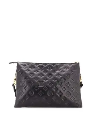 LOUIS VUITTON Coussin Bag Monogram Embossed Lambskin Mm Crossbody Bag