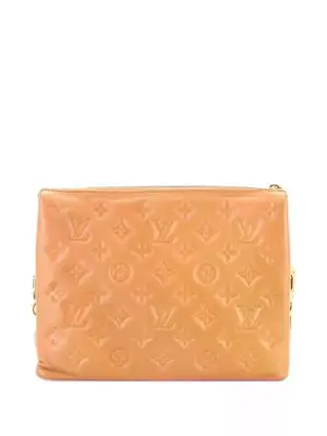 LOUIS VUITTON Coussin Bag Monogram Embossed Lambskin Pm Crossbody Bag