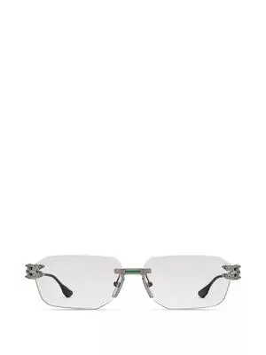 Dita Hyperlux-3000 Geometric-frame Glasses - Grey