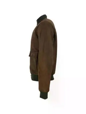 STEWART New Orleans Suede Bomber Jacket