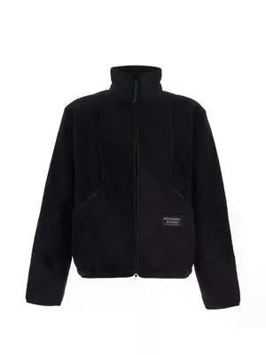 PAS NORMAL STUDIOS Fleece Logo-patch Jacket - Black