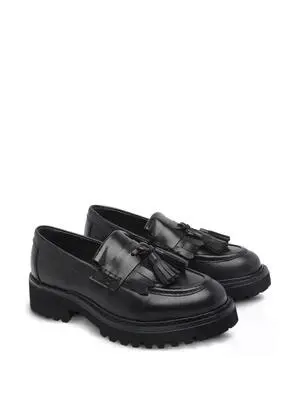 PAWELK'S Tassel-detail Chunky-sole Loafers - Brown
