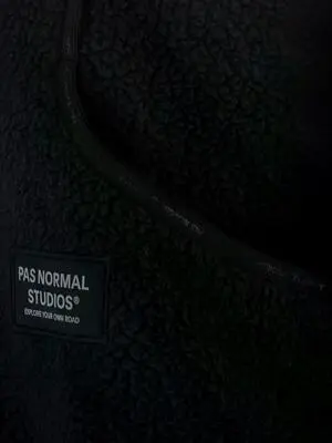 PAS NORMAL STUDIOS Off-race Fleece Gilet - Black