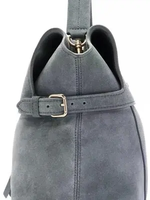 Mulberry Stevie Suede Tote Bag Grey