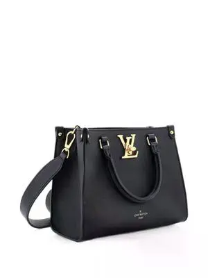 LOUIS VUITTON Lock & Go Handbag Leather Tote Bag