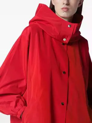 RÓHE Oversized Hooded Snap-button Coat