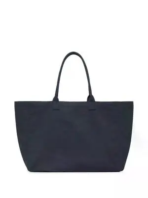 ANINE BING Leo Canvas Tote Washed And Green