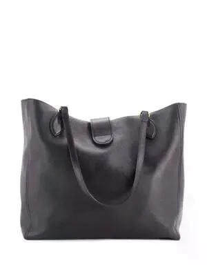 Gucci Dahlia Leather Medium Tote Bag - Black