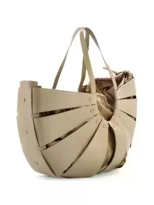 Bottega Veneta Shell Bag Leather Large Tote Bag