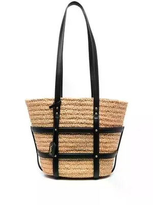 Saint Laurent Panier Woven Tote Bag