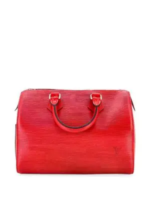 LOUIS VUITTON Speedy Handbag Epi Leather 25 Satchel