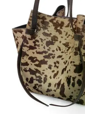Yuzefi Mochi Cow-print Shoulder Bag