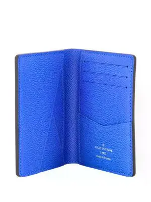 LOUIS VUITTON Pocket Organizer Comic Trunk Monogram Eclipse Canvas Small Wallets