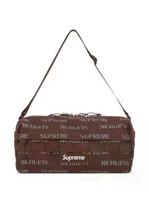 Supreme Logo-print Utility Bag - Brown