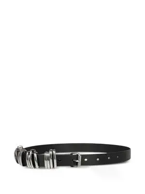 SÖDERBERG Coupler Leather Belt - Black