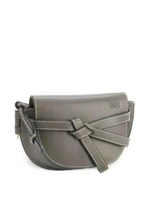 Loewe Gate Leather Mini Belt Bag - Green