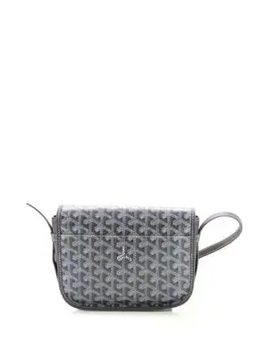Goyard Belvedere Messenger Bag Coated Canvas Pm Crossbody Bag - Grey