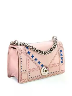 Dior Diorama Flap Bag Embroidered Leather Small Crossbody Bag