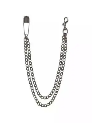 KAMIYA Kmy Safety-pin Double Wallet Chain