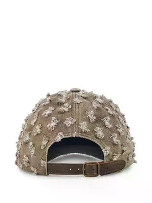 Supreme Hole-punch Rhinestone-embellished Cap