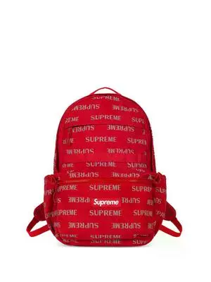 Supreme Logo-print Backpack - Red