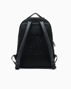 Armani Exchange Backpack With Allover Logo