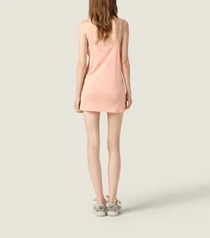 Miu Miu Silk Slip Mini Dress
