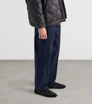 Prada Garment-dyed Cotton Trousers