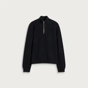 DANIEL SIMMONS Merino Knit Q-zip Jumper