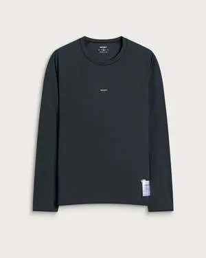 Satisfy Auralite Uv Long T-shirt In | Size: | Polyester/mesh | End Clothing - Black