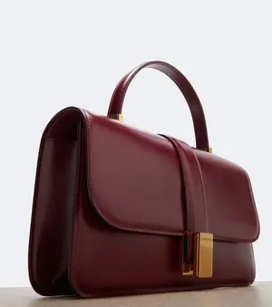 Khaite Blake Medium Leather Top-handle Bag