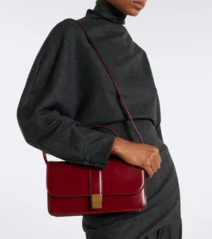 Khaite Blake Medium Leather Top-handle Bag