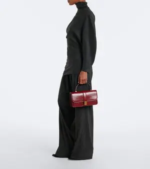 Khaite Blake Medium Leather Top-handle Bag