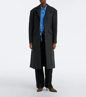 GANNI Wool And Cashmere-blend Coat