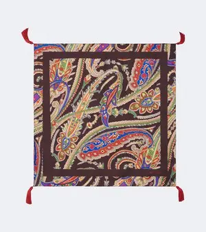 Etro Paisley Silk Scarf
