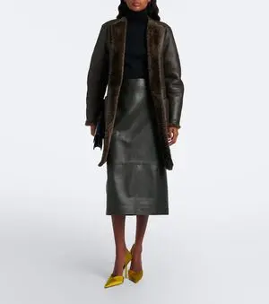 Vince Reversible Shearling Coat