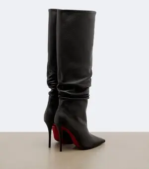 CHRISTIAN LOUBOUTIN Zependris Leather Knee-high Boots