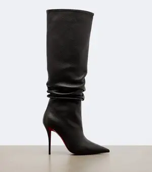 CHRISTIAN LOUBOUTIN Zependris Leather Knee-high Boots