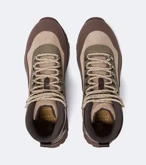 Brunello Cucinelli Leather-trimmed Hiking Boots