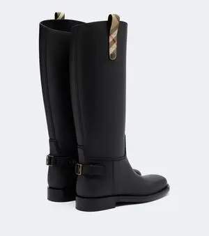 Burberry Check Rain Boots