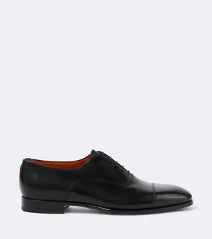 Santoni Leather Oxford Shoes